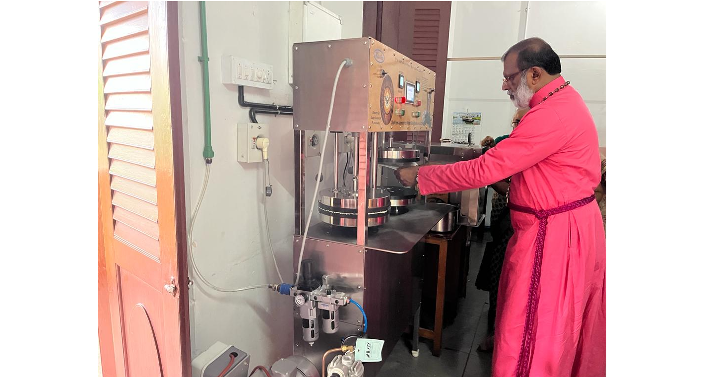 New Semi-automatic Wafer Baking Machine for the 'Agape' Project of the ...